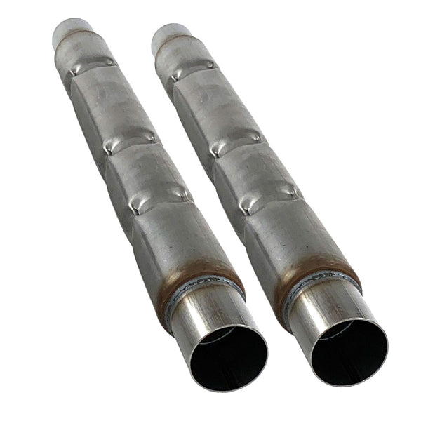 409 Stainless 24" Chambered Muffler (Pair) – HighFlo Performance