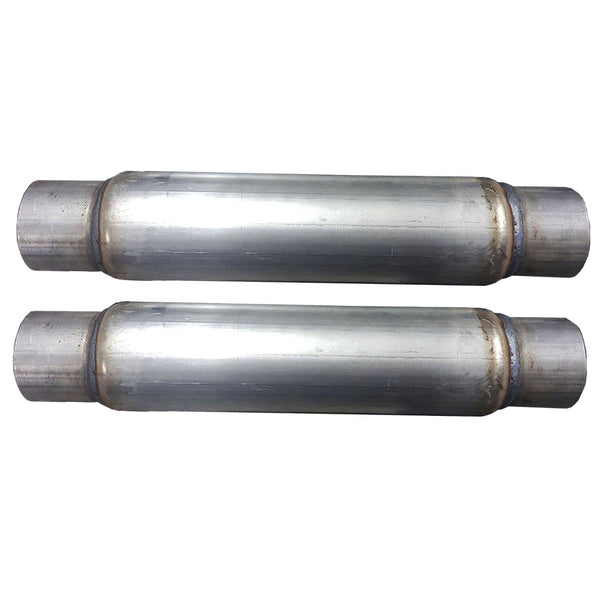 409 Stainless 11" High Performance 2.5" Chambered Muffler (Pair ...
